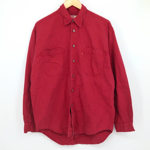 Levi's | Shirts | Vintage Levis Red Tab Western Denim Jean Shirt 9s ...